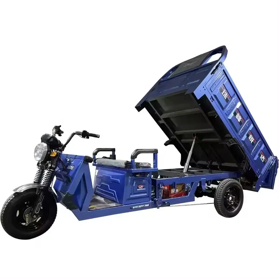 Electric Passenger Motorized Gas Powered Farm Cargo Truck Tricycle ...