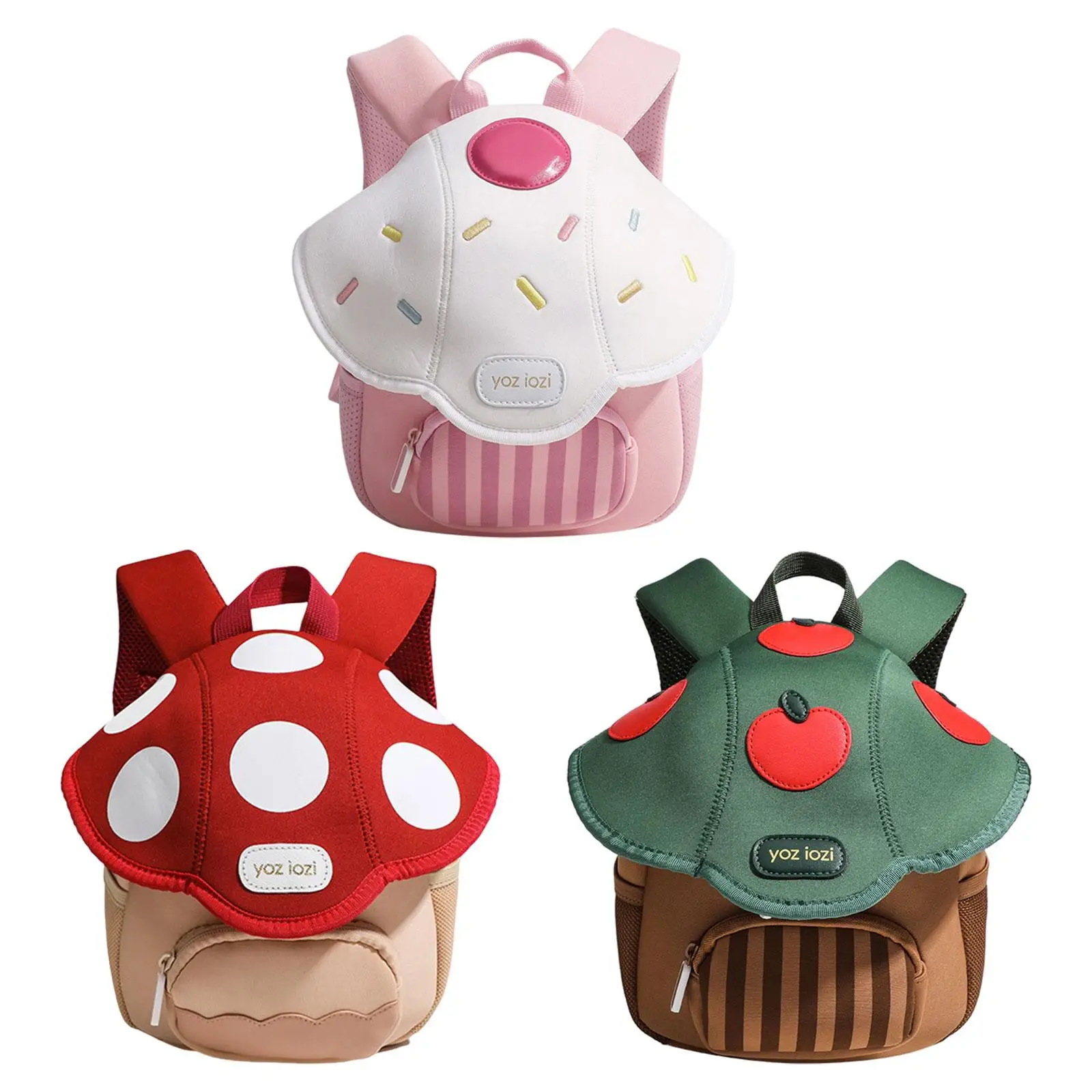 Mushroom-Backpack-Funny-Fashion-Outdoor-Mini-Travel-Bag-Kindergarten ...
