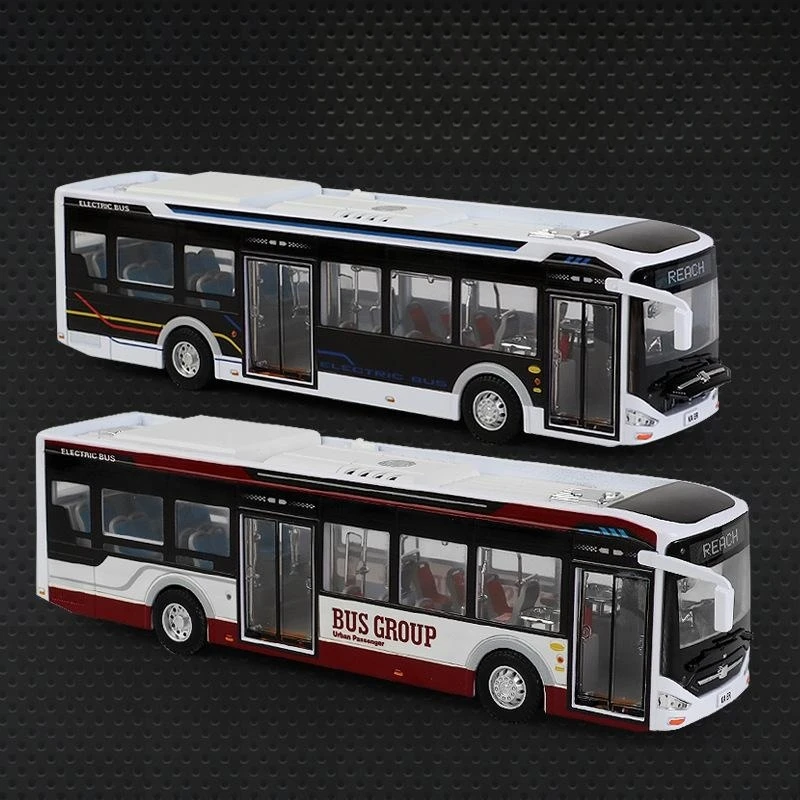 1:42 Scale Toy Bus, New Energy Electric Buses, Airport Sightseeing ...