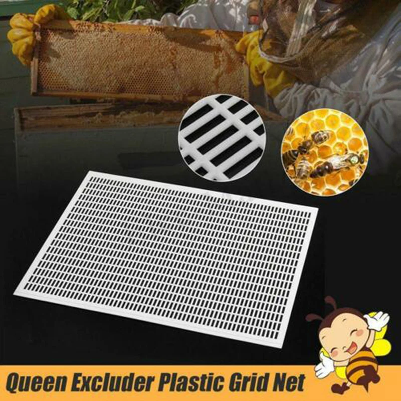 Plastic-Mesh-Beekeeping-Queen-Excluder-Frame-Bee-Queen-Barrier-Anti ...