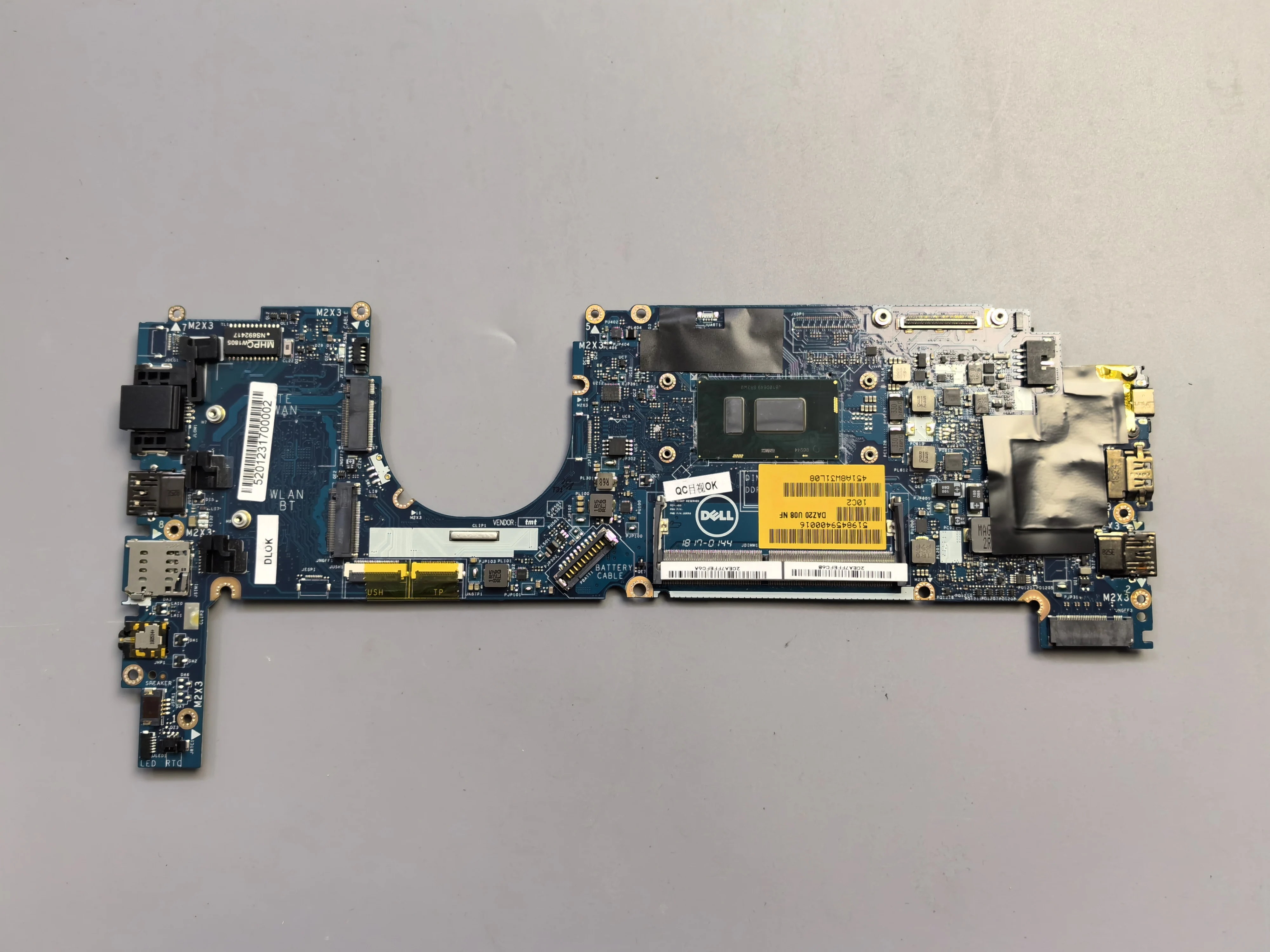 DAZ20 LA-F311P LA-F312P For DELL Latitude 7290 7390 Laptop Mainboard ...