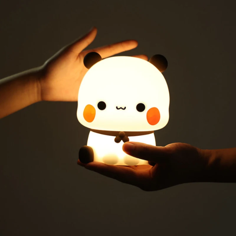 Kawaii-Bear-Panda-Bubu-e-Dudu-Led-Night-Light-Lamp-Cute-Cartoon ...