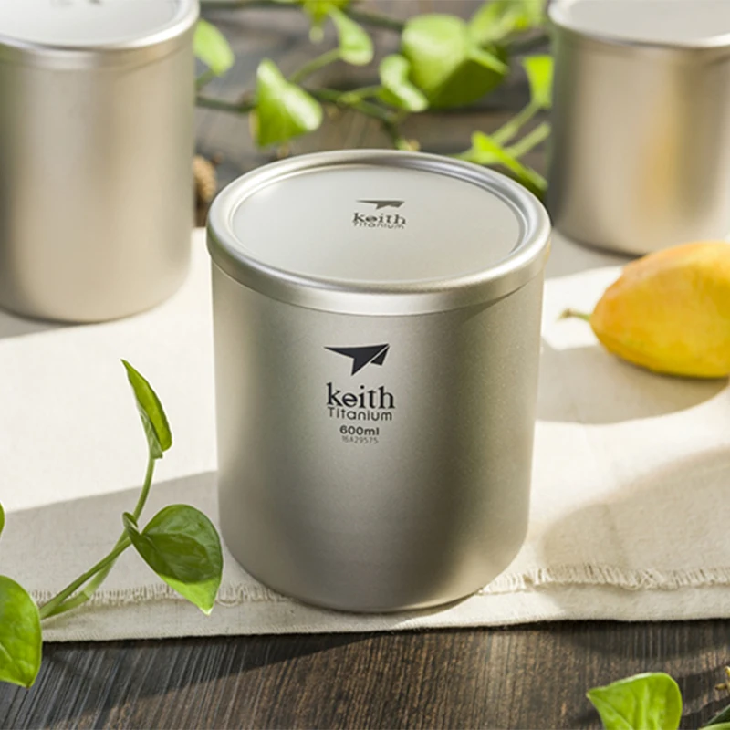 Keith-Titanium-Mug-600ml-Bacteriostatic-Drinkware-Double-Wall-Titanium ...
