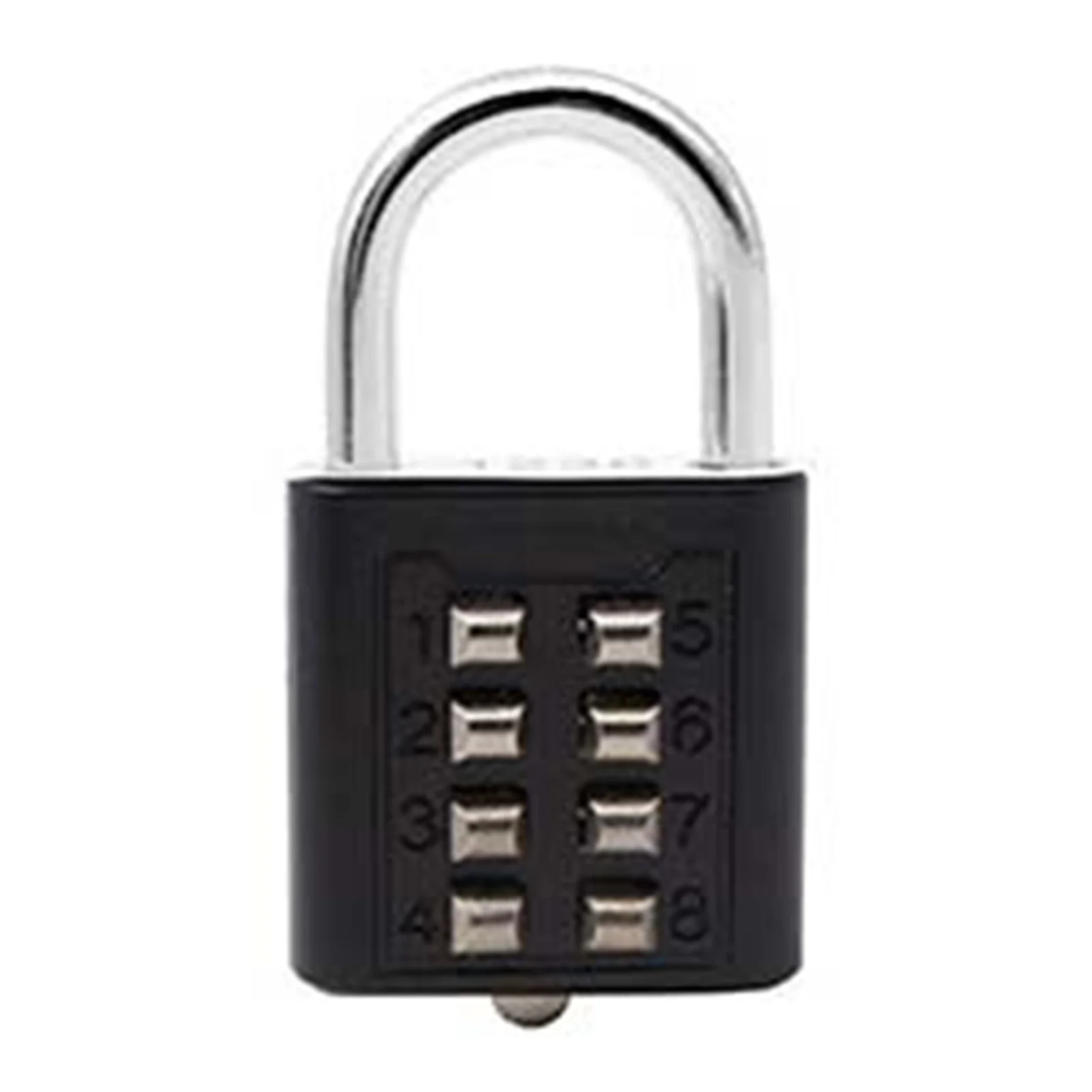 Padlock-for-Locker-Combination-Thick-Push-Button-Lock-with-8-Digits ...
