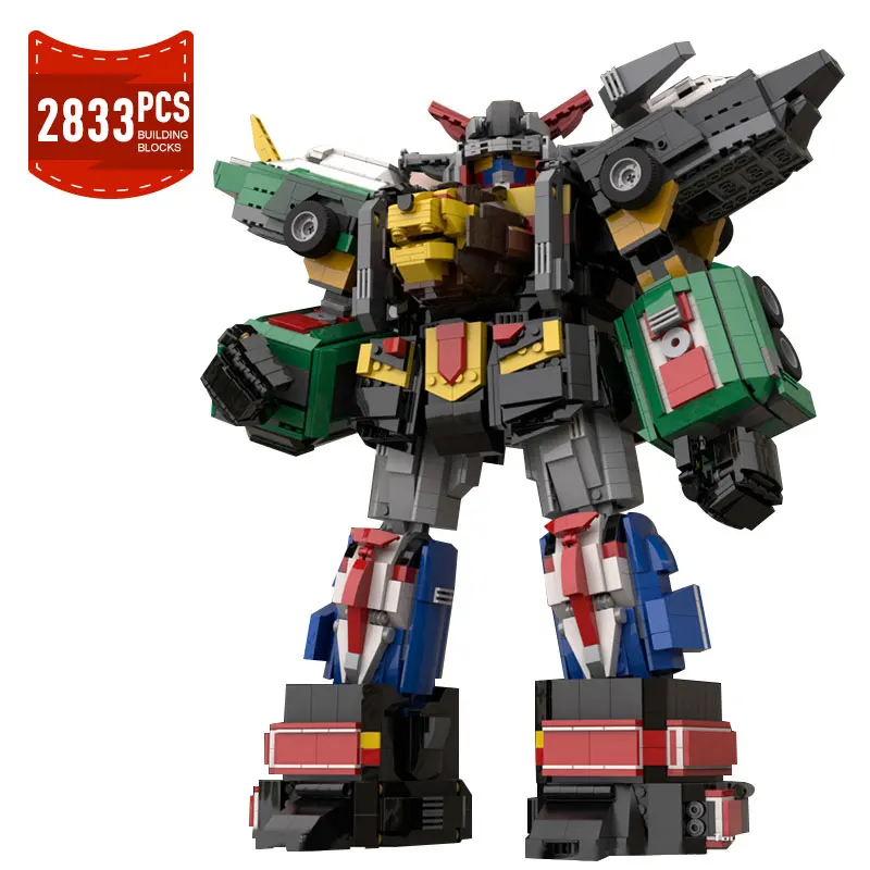 MOC Transformation Robot Voltroned Building Blocks Bricks Action ...