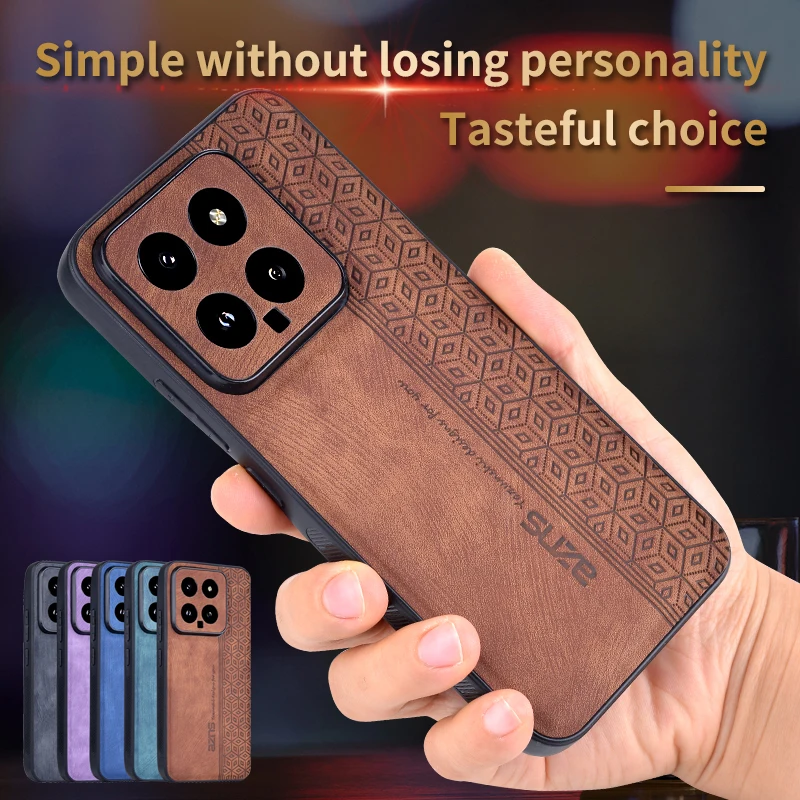 For-Xiaomi-14-5G-Phone-Cases-Back-Cover-Skin-Shockproof-Fundas-For ...