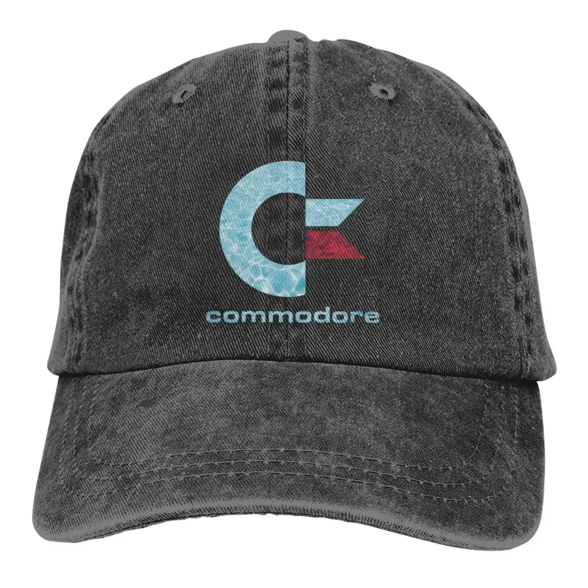 Commodore-64-Logo-Unisex-Washed-Cotton-Cap-Vintage-Baseball-Cap-Casual ...