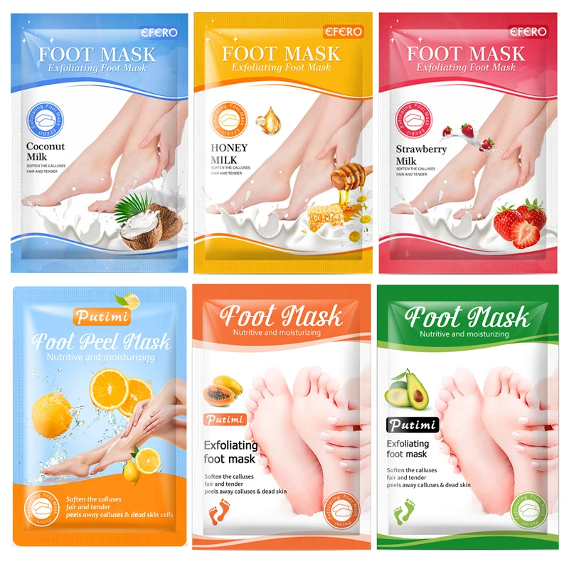 6Pair-Anti-Crack-Heel-Remove-Dead-Skin-Foot-Patches-Whitening-Peeling ...