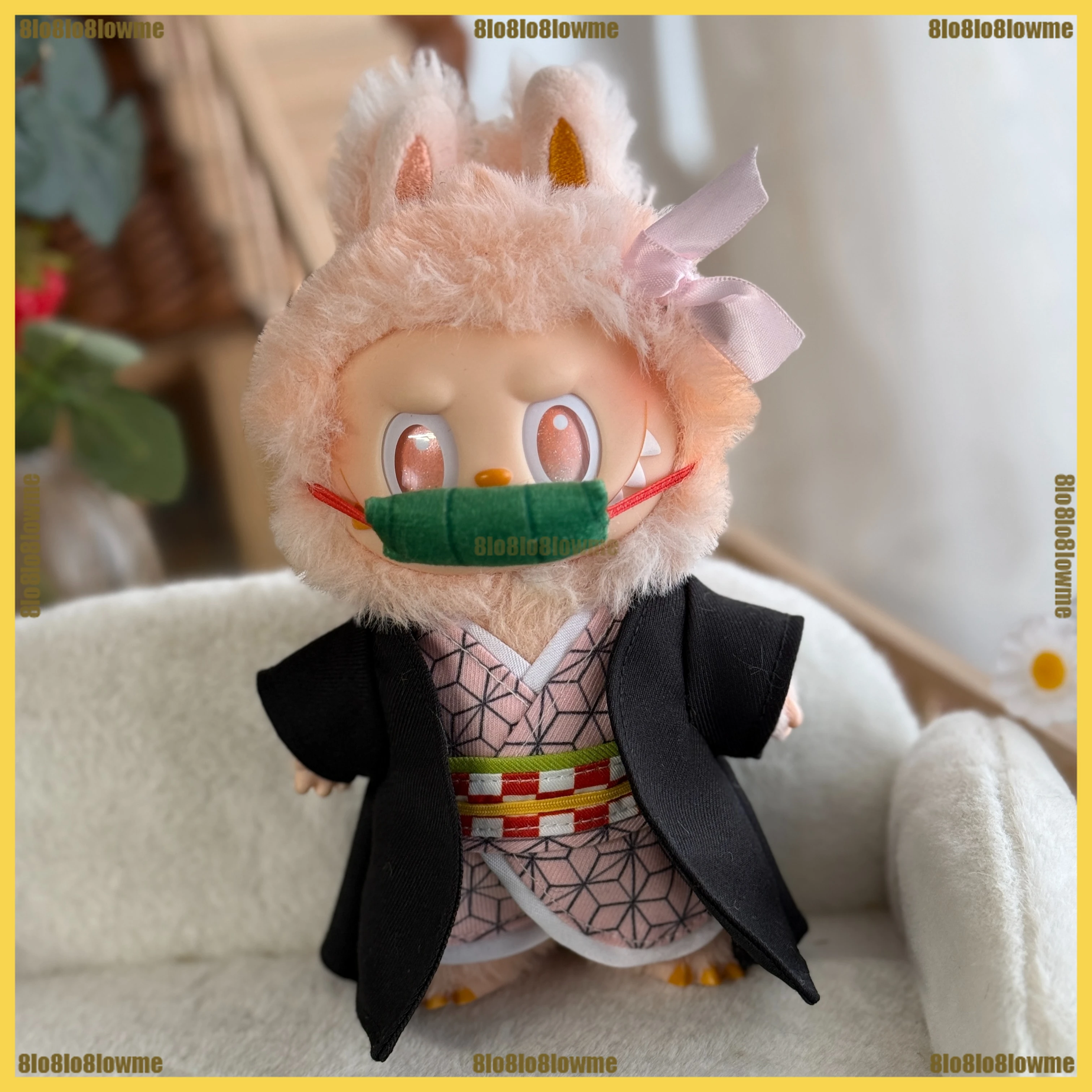 New Nezuko Shinobu Labubu Clothes Cartoon Haori Set Tanjirou Zenitsu ...