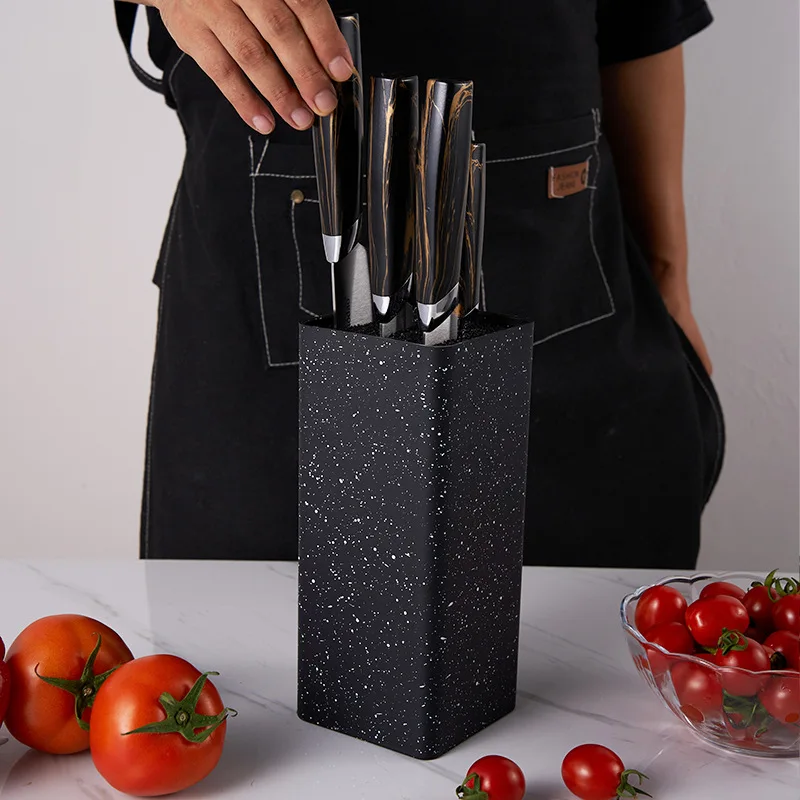 Knife-Holder-Stand-Plastics-Knives-Rack-Block-Set-Multifunctional ...