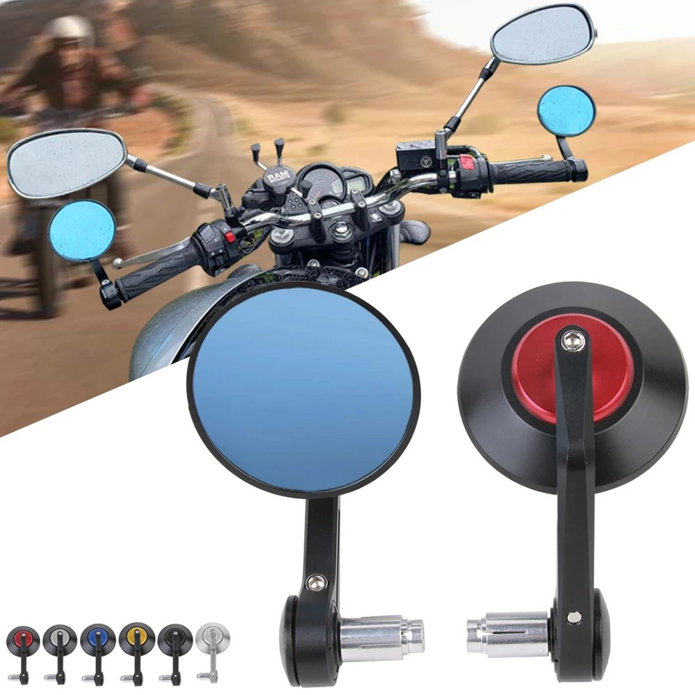 Motorcycle-Handlebar-End-Mirror-Universal-For-Continental-GT-650-535 ...