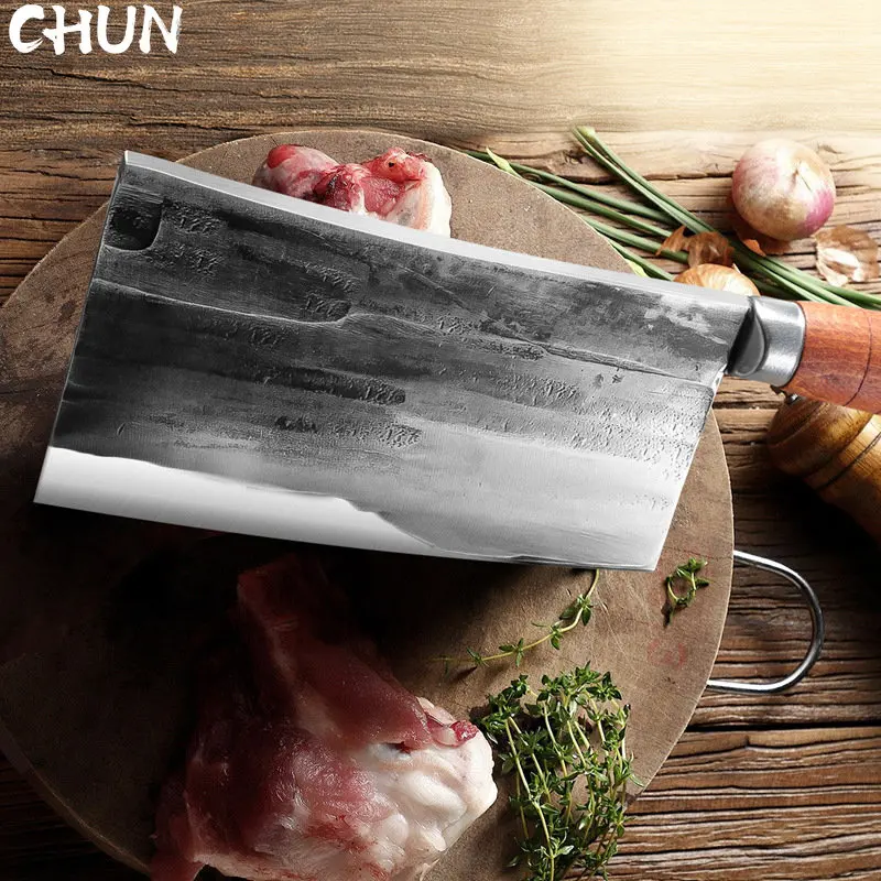 CHUN-Handmade-Kitchen-Knife-Tough-Blade-Chopping-Knife-Chicken-Duck-Pig ...