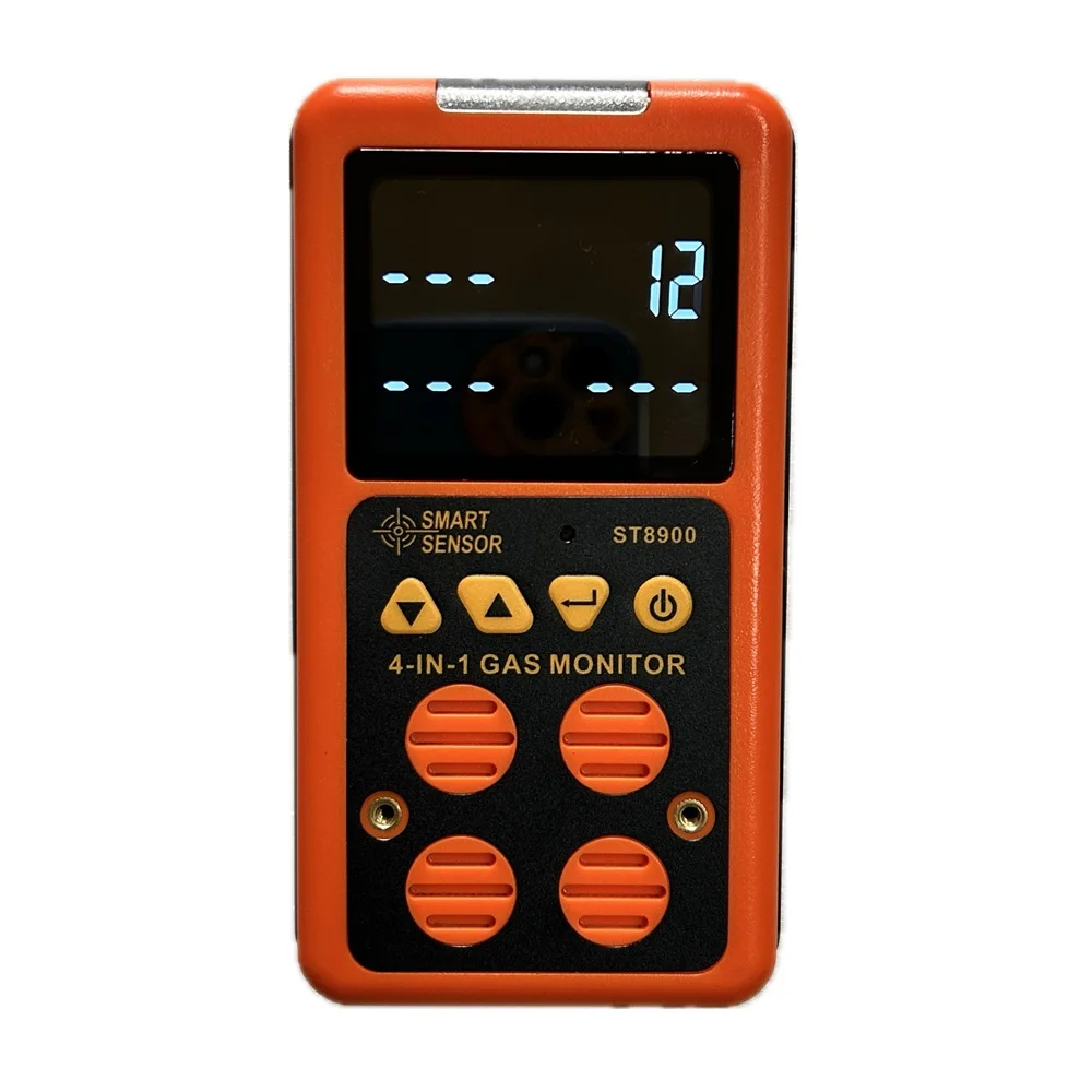 SMART-SENSOR-ST8900-4-in-1-Digital-Gas-Detector-O2-H2S-CO-LEL-Gas ...
