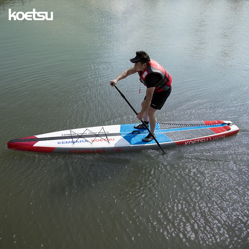 KOETSU Inflatable Surfboard Paddle Carbon Board Paddle Kayak Racing ...