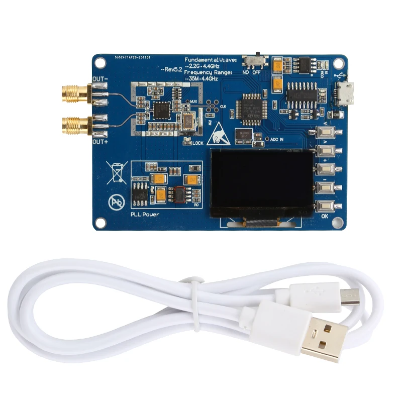 35MHz-4400MHz-RF-Signal-Generator-ADF4351-Module-Sweep-Frequency ...