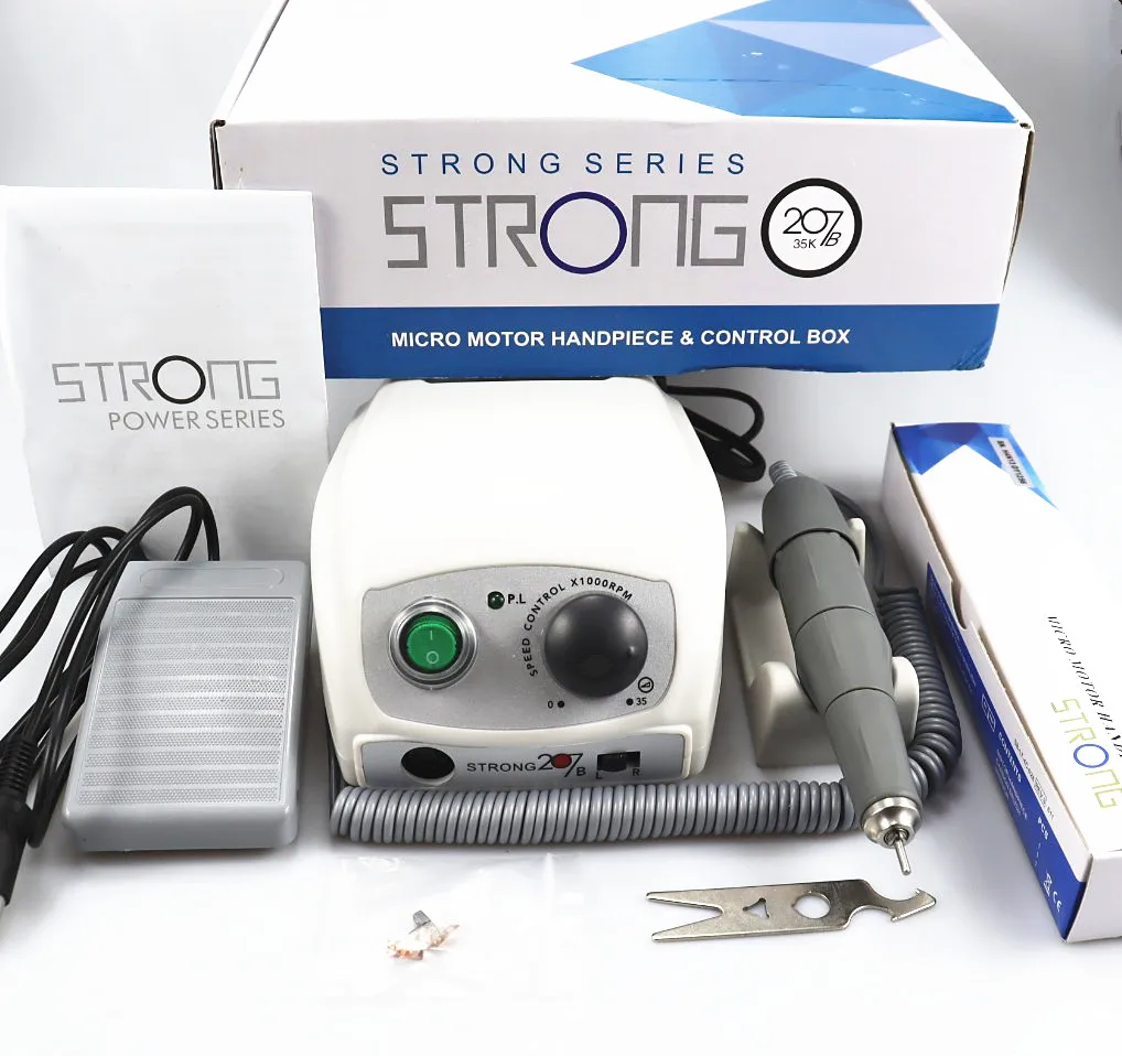 50000RPM Electric Nail Drill Strong 210 65W Manicure Machine Pedicure ...