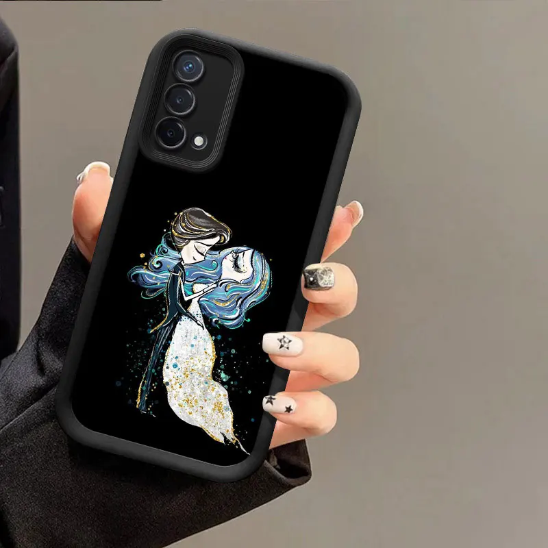 Spooky Corpse Bride Halloween Phone Case for OPPO A17 (Black 02)