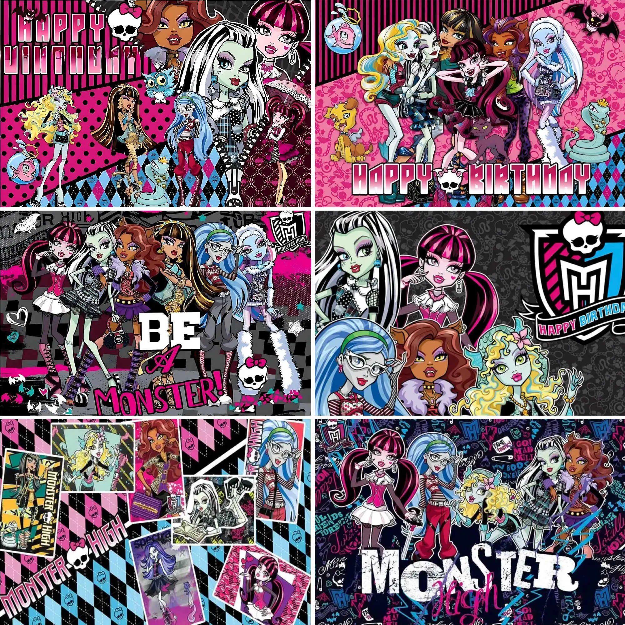 Umi-Cartoon-Monster-Doll-Spirit-High-School-Theme-Birthday-Party ...