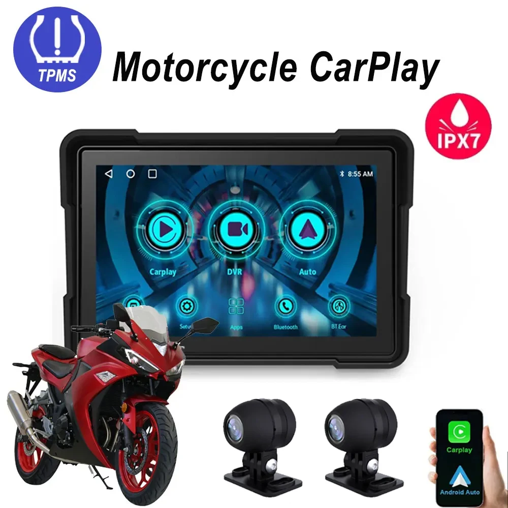 5-inch-Motorcycle-Carplay-Waterproof-1080P-WiFi-Wireless-Android-Auto ...