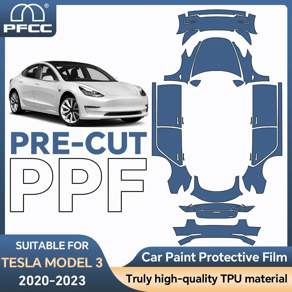Car Precut Paint Protection Film Full Vehicle Anti-scratch Exterior TPU ...