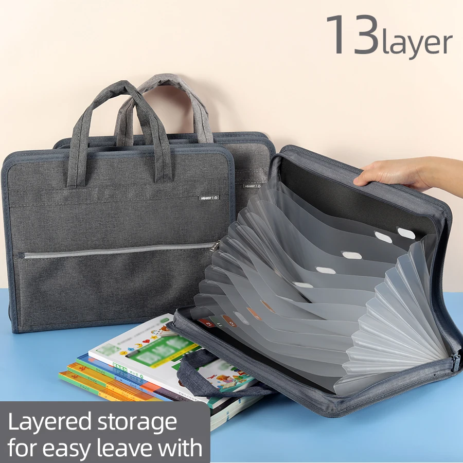 External Pocket Document Bags Large Capacity Portable Canvas Organ Bag ...