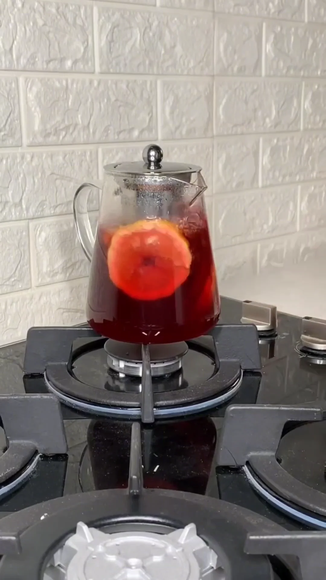 1350 ml Big Size Heat resistant Glass Teapot with Tea Strainer High ...