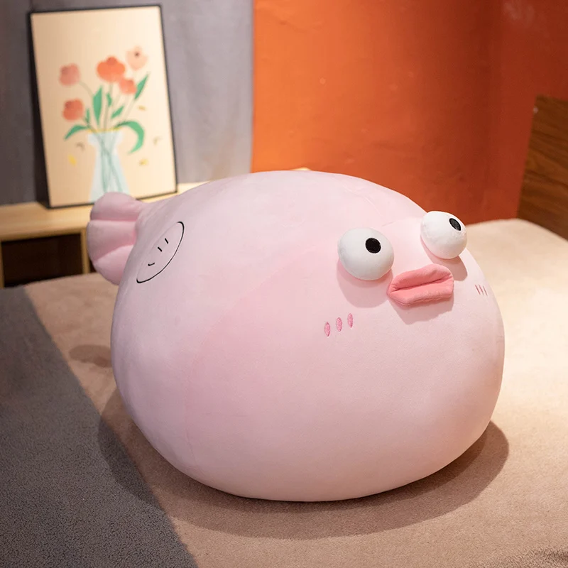 Giant-Cute-Puffer-Fish-Plush-Toy-Stuffed-Kawaii-Fat-Fish-Doll-Puffers ...