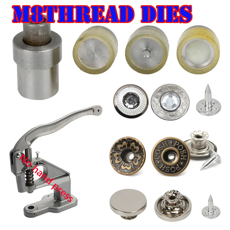 Metal Jeans Button Dies For Hand Punch Press Machine Mold For Clothing ...