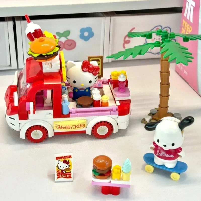 Bloques de construcción Keeppley Sanrio Mini Car Hello Kitty ...