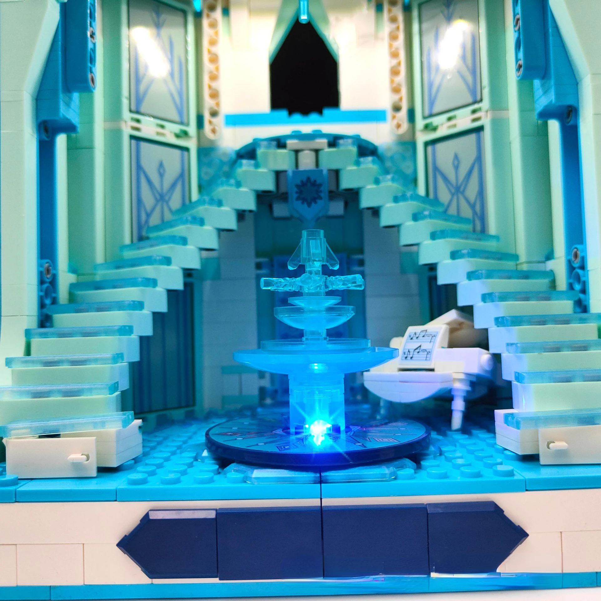 Frozen Ice Castle Fountain