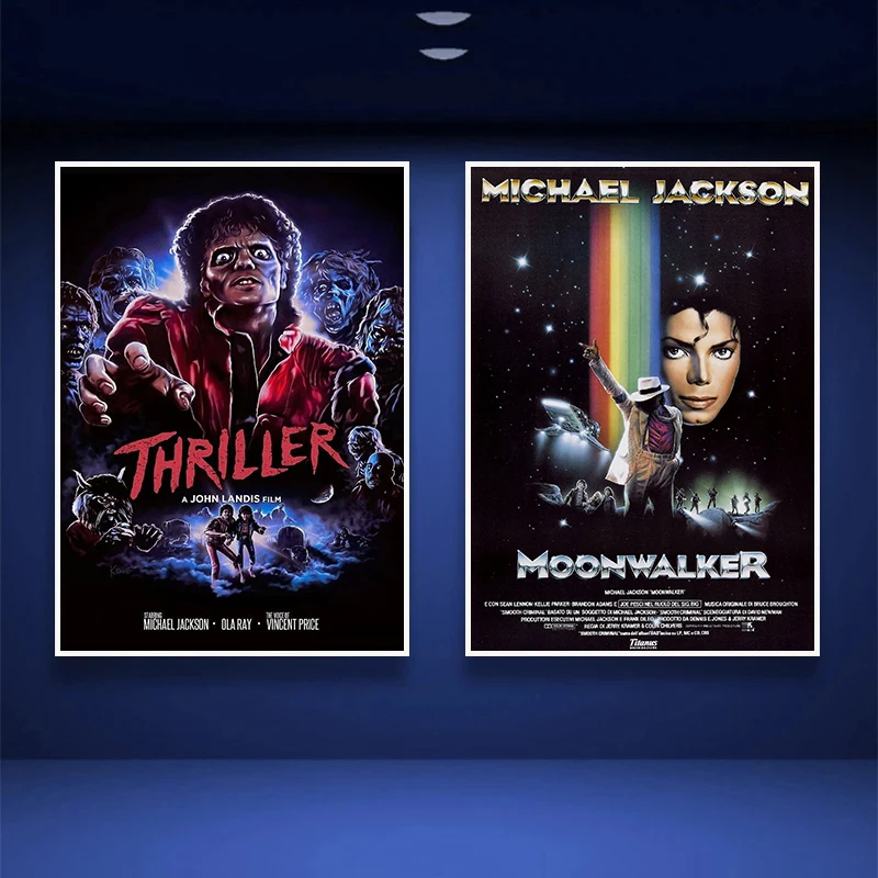 Michael-Jackson-Thriller-Moonwalker-Movie-Print-Art-Canvas-Poster-For-Living-Room-Decor-Home ...