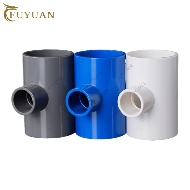 ID 20/25/32/40/50/63/75/90/110/125/160mm Reducing 3 Ways TEE Connector ...