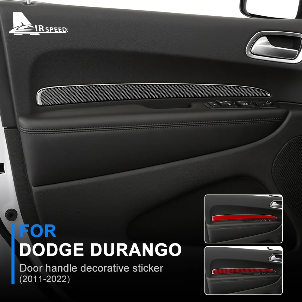 AIRSPEED Sticker For Dodge Durango 2011-2020 Car Real Carbon Fiber Door ...