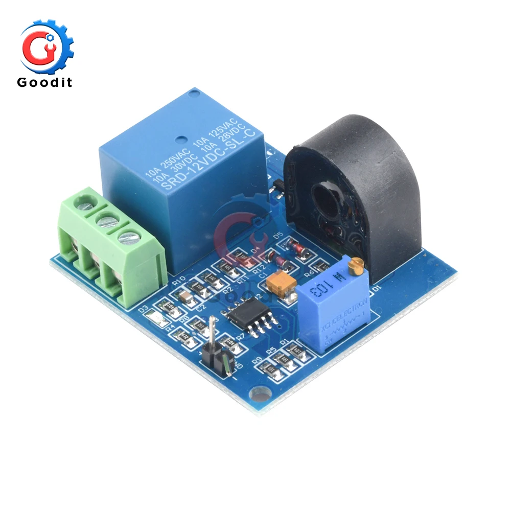 DC-5V-12V-24V-5A-Relay-Shield-Current-Detection-Sensor-Over-Current ...