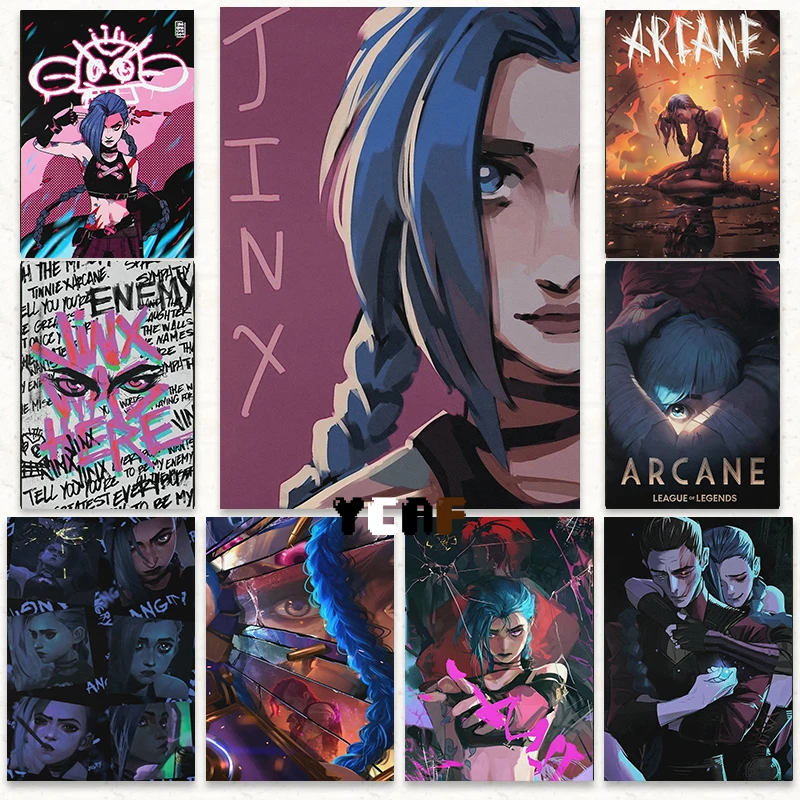 Arcane-Poster-League-of-Legends-Poster-Arcane-2021-Poster-Canvas-Print ...