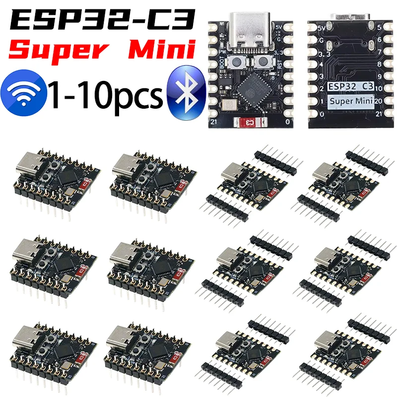 ESP32-C3-Development-Board-ESP32-C3-SuperMini-WiFi-Bluetooth-For ...