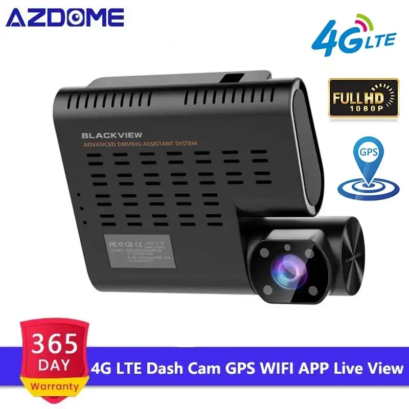 AZDOME-C9-Pro-4G-Car-Camera-With-Live-Stream-1080P-HD-Dual-Cameras-GPS ...