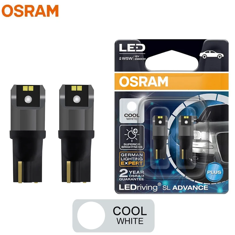OSRAM-LED-T10-6000K-W5W-12V-Car-Reading-Bulbs-LEDriving-SL-Advance ...