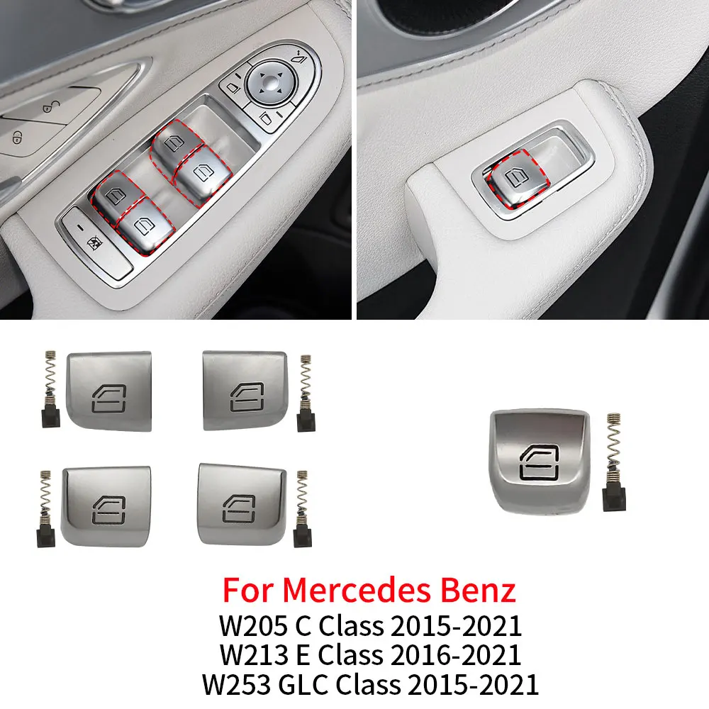 For Mercedes W205 W253 Car Power Window Switch Button Cover Cap ...