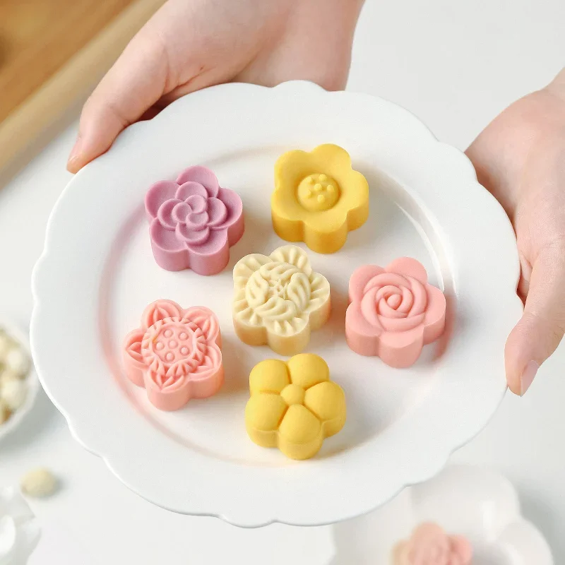 20g-Flower-Mini-Moon-Cake-Mold-Hand-pressed-Household-30g-Moon-Cake ...