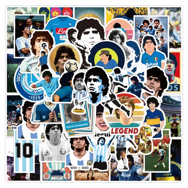 50Pcs-Soccer-Star-Tribute-Football-Graffiti-Stickers-DIY-Luggage-Guitar ...