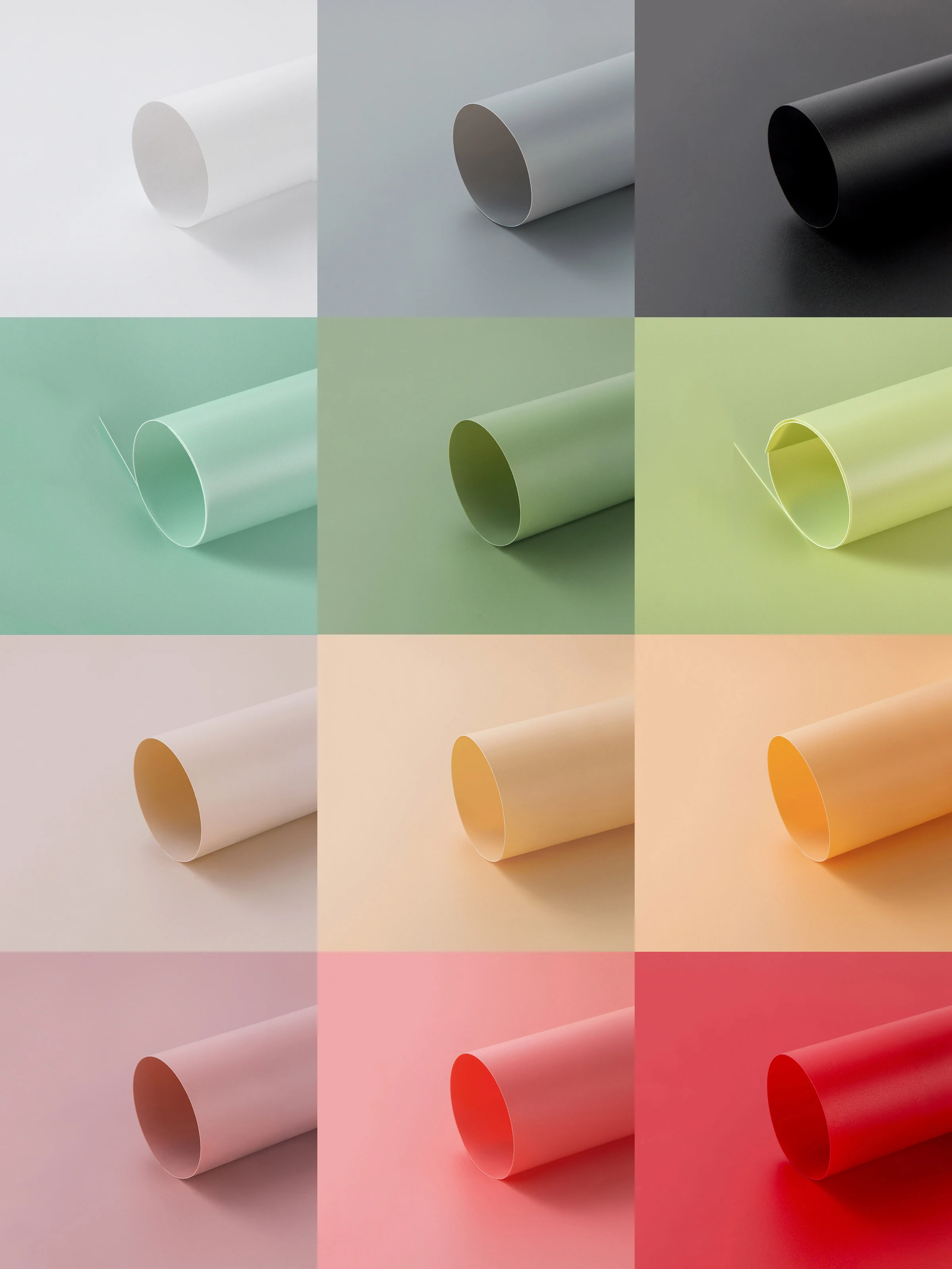 Hot Sale 40 Colors Matt Frosted PVC Background Board Photography Backdrops Accessories Products ...