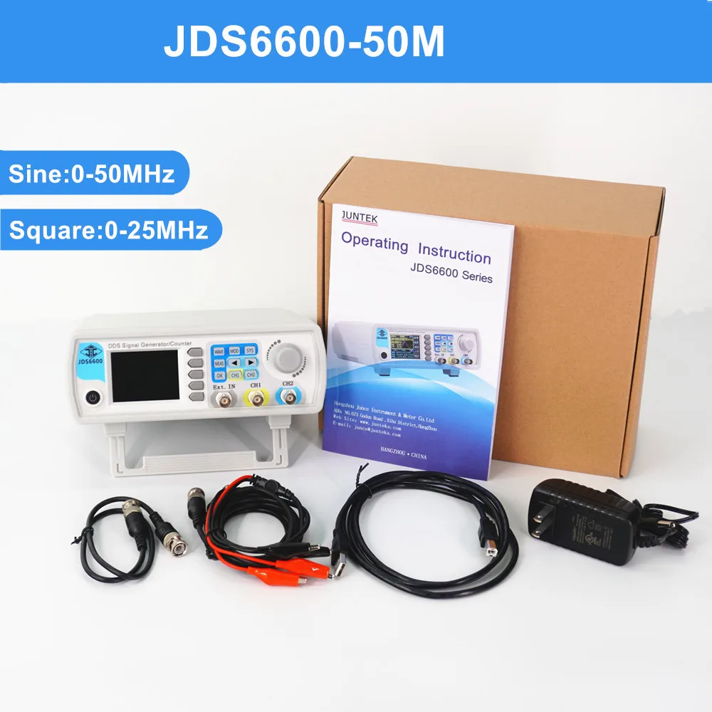 Signal Generator JDS6600 60MHz Function Generator | Digital Arbitrary ...