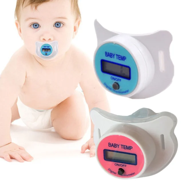 Lcd Digitális Baba Hőmérő Száj Mellbimbó Csecsemő Cumi Mérőszerszámok ...