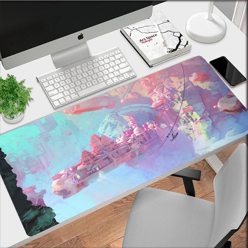 Personalized Landscape Office Table Carpet Keyboard Laptop Desk Mat ...