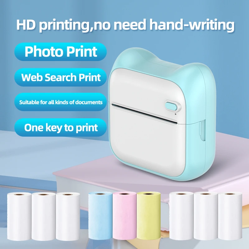 Crouch-Mini-Label-Printer-Portable-Thermal-Printer-Stickers-Printing ...