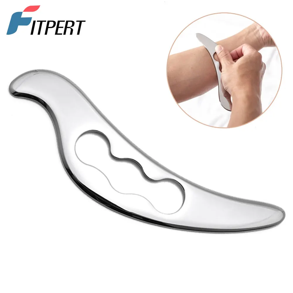 Medical-Stainless-Steel-Gua-Sha-Scraper-Physical-Therapy-Fascia-Knife ...