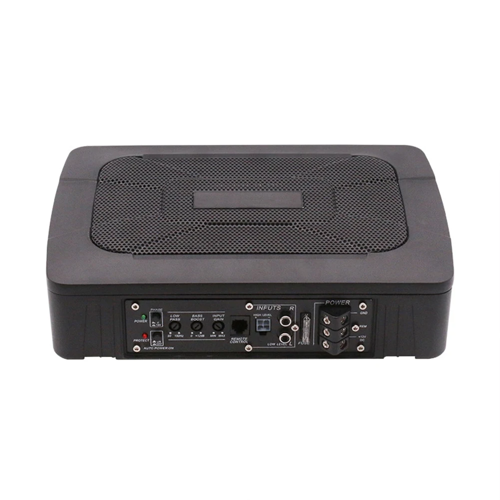 12V Ultra Thin Subwoofer Car Active Subwoofer Audio Speaker 20~150Hz ...