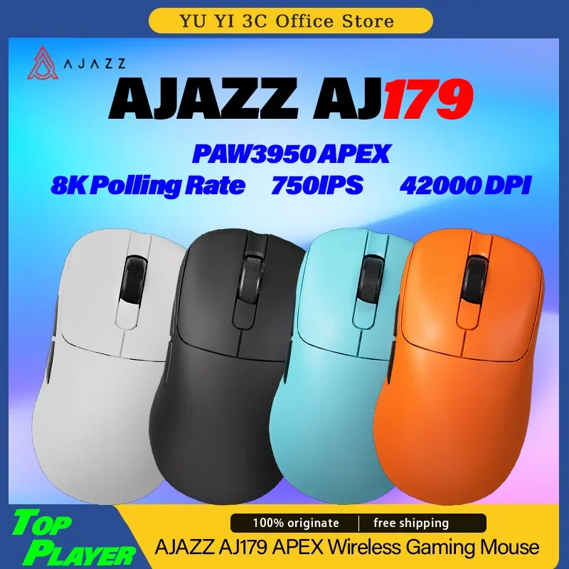 AJAZZ-AJ179-Wireless-Gaming-Mouse-PAW3950-2-4G-BT-Three-Mode-Wireless ...