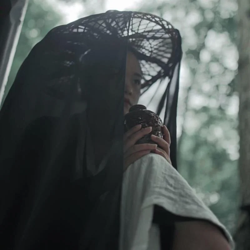 Ancient-Style-Bamboo-Hat-With-Gauze-Cosplay-Hat-Ancient-Hanfu-Curtain ...